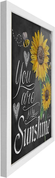 Poster Hub Chalk Drawing You Are My Sunshine Motivational Art Decor ...