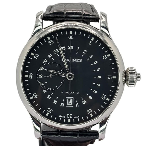 Longines L2.797.4.53.0 Twenty-Four Hours Single Push-Piece Automatic W ...