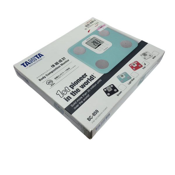 Tanita BC859-PK Compact Lightweight Body Composition Monitor, Pink ...