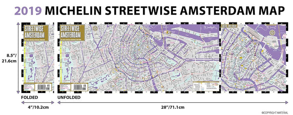 Streetwise Amsterdam Map Laminated City Center Street Map of Amsterdam ...