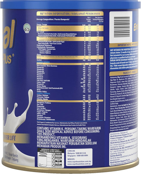 Wyeth Nutrition Enercal Plus Milk Powder 900g – Cash Converters