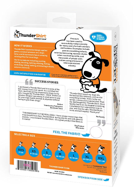 ThunderShirt For Dogs Large Platinum Sport Dog Anxiety Relief Calming ...