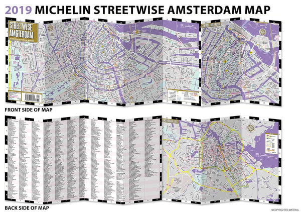 Streetwise Amsterdam Map Laminated City Center Street Map of Amsterdam ...