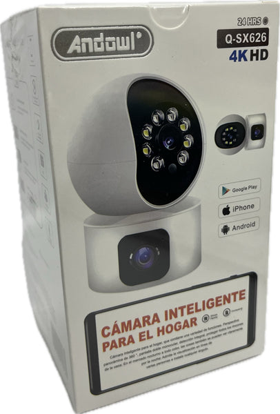 Andowl Panoramic Smart Home Camera QSX626 WIFI 4K HD – Cash Converters