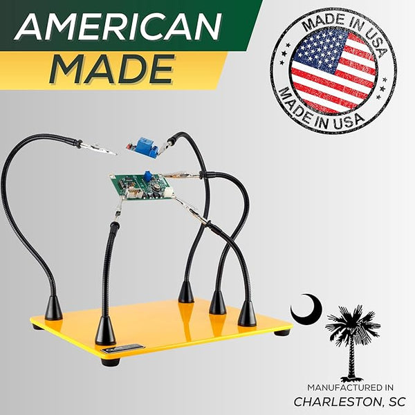 QuadHands Deluxe Workbench | Helping Hands Soldering Stations | Solder ...