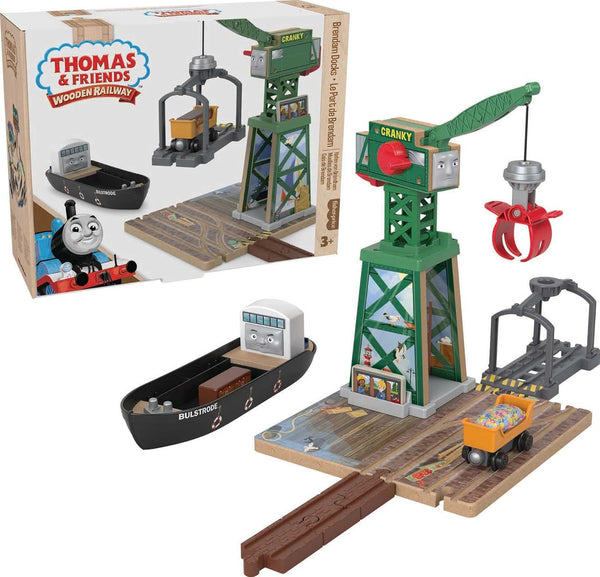 Thomas & Friends Fisher-Price Wooden Railway Brendam Docks Wood playse ...