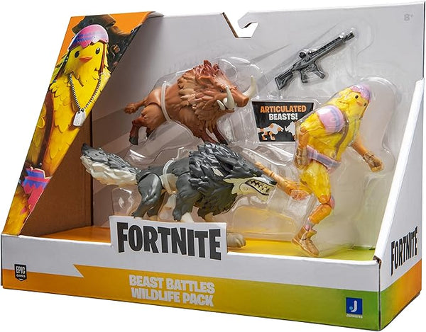 Fortnite Wolf and Boar - Duo Mode - 4-inch Articulated Wolf, Boar and ...