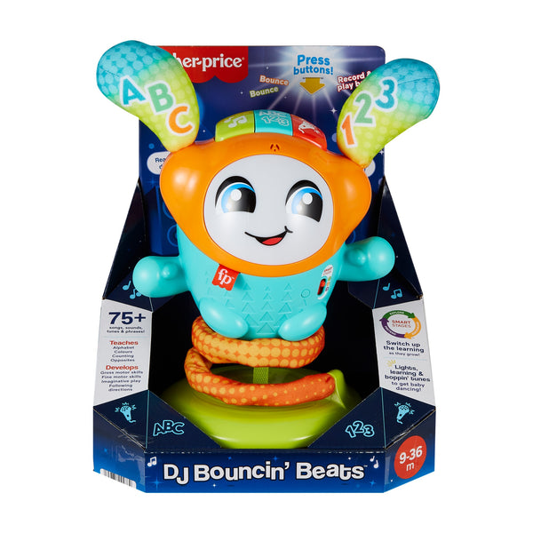 Fisher Price DJ Bouncing Beats Interactive Baby Learning Toy – Cash ...