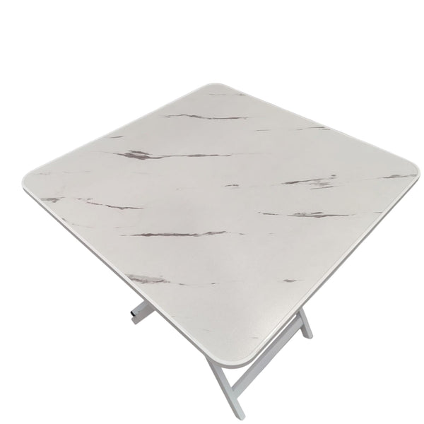 Plastick White Colour 70x70x72 Foldable Table – Cash Converters