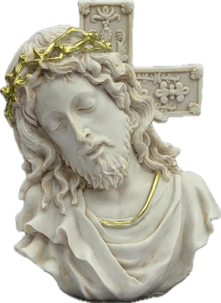 Jesus Bust on Cross Religious Home Decor – Cash Converters