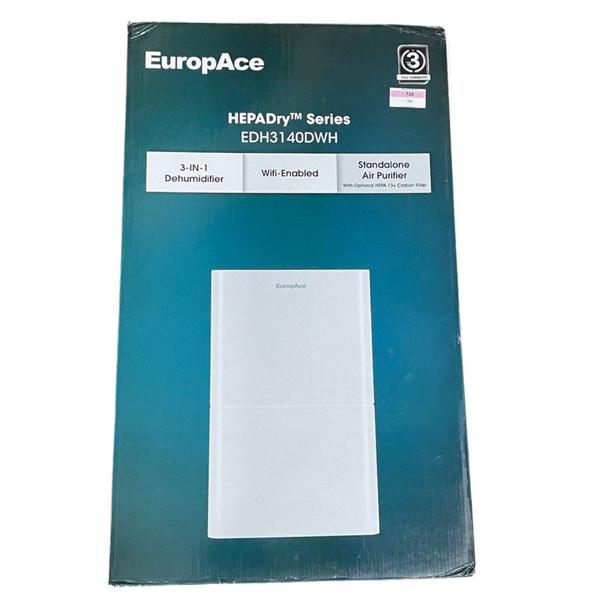 EuropAce 14L Smart Dehumidifier | EDH 3140D | 3-in-1 Smart Wifi Dehumi ...