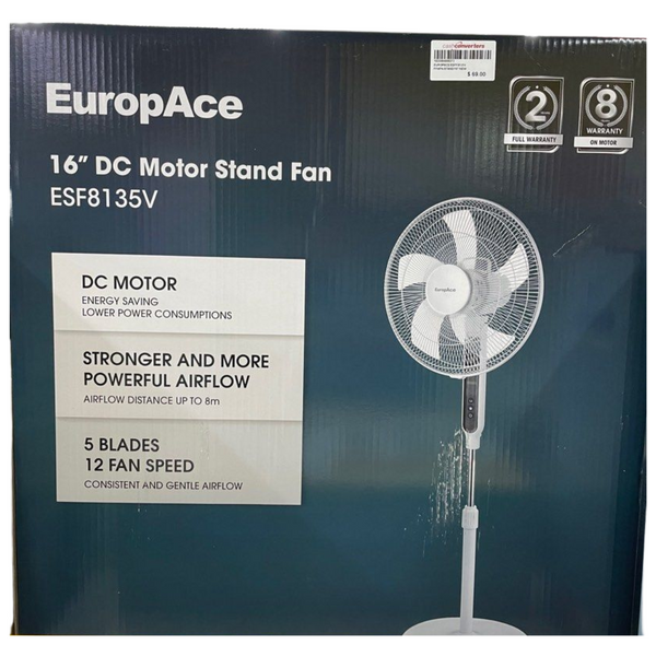 EuropAce ESF8135V 16'' DC Stand Fan – Cash Converters
