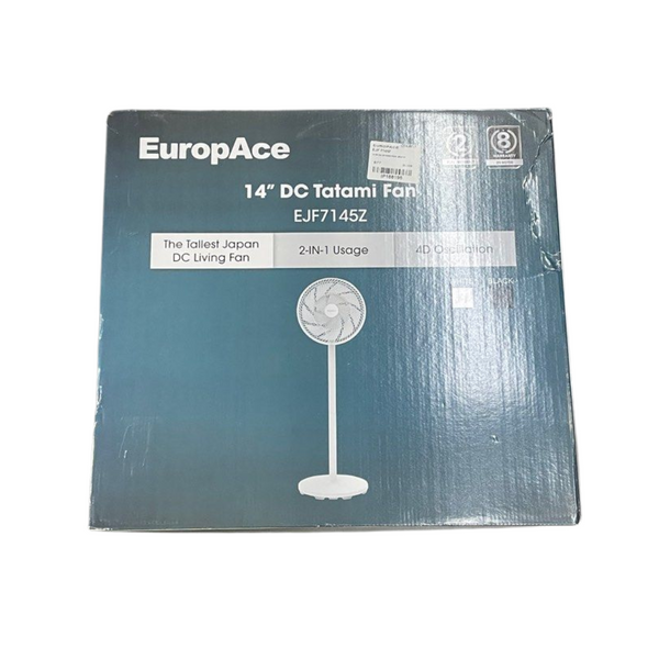 Europace 14" DC Tatami Fan with Remote Control | EJF7145Z, White – Cash ...