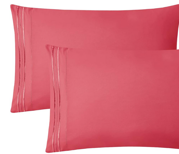 Clara Clark Bed Sheets, Premier 1800 Series 4 Piece Bed Sheet Set, Dee ...