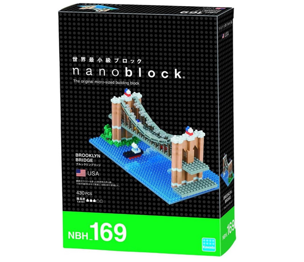 Nanoblock NBH_169 Brooklyn Bridge Micro Sized Building Blocks – Cash ...