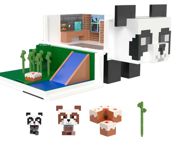Minecraft Mob Head Mminis Panda Playhouse Playset – Cash Converters