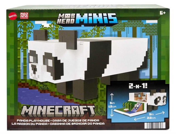 Minecraft Mob Head Mminis Panda Playhouse Playset – Cash Converters