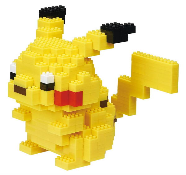 nanoblock - Pokémon - Pikachu DX, Pokémon Series Building Kit – Cash ...