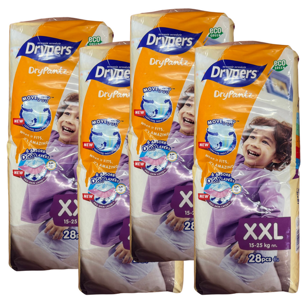 DIAPER PANTS-XXL/28PC/4PACKS DRYPERS 205/DRYPANTZ – Cash Converters