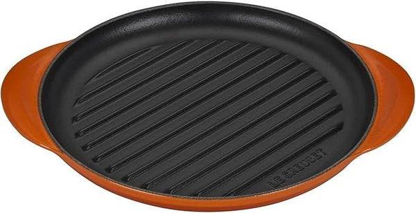 Le Creuset Round Cast Iron Grill Pan 25cm Flame – Cash Converters
